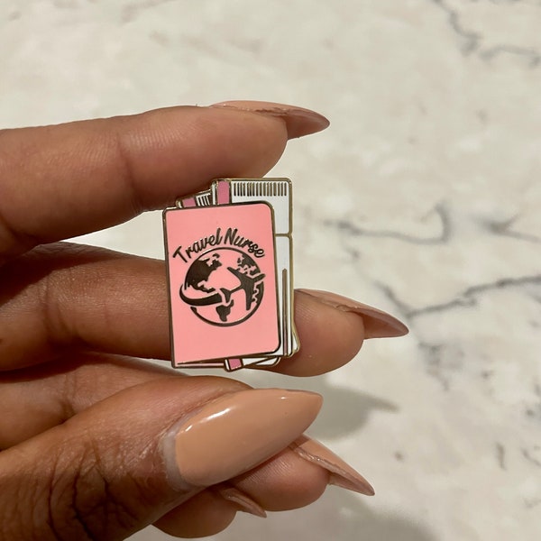Nurse Enamel Pin Etsy