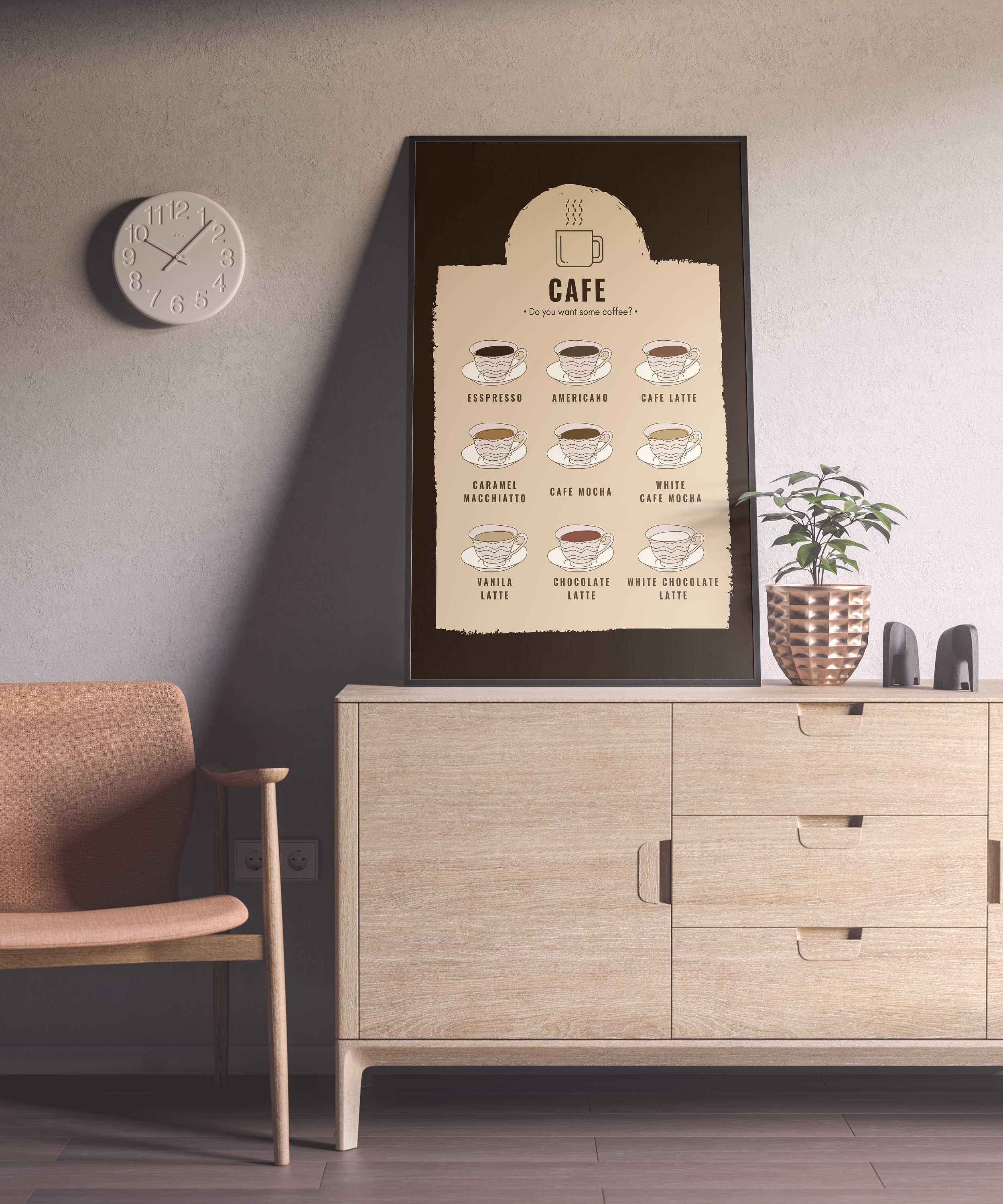 CAFE Menu - Coffee Sign,printable Art, Kitchen Art, Home Deco, Wall Art ...