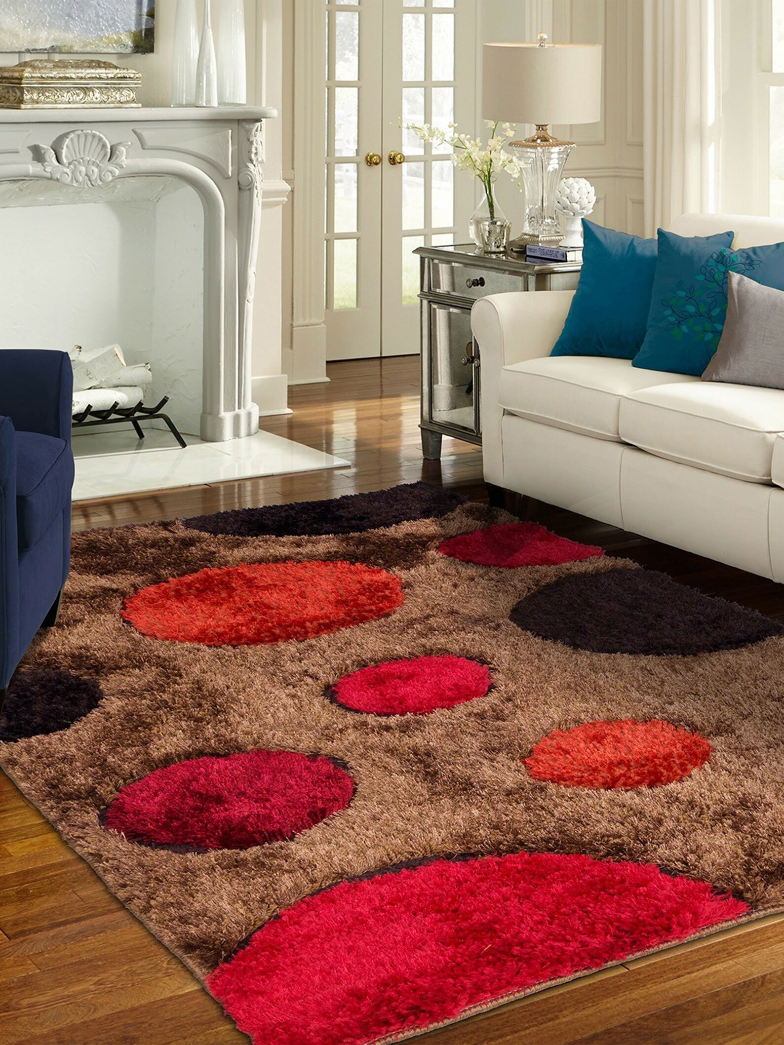 Orange Red Patterned Carpet Rugs Moroccan Rug Vintage Rug | Etsy