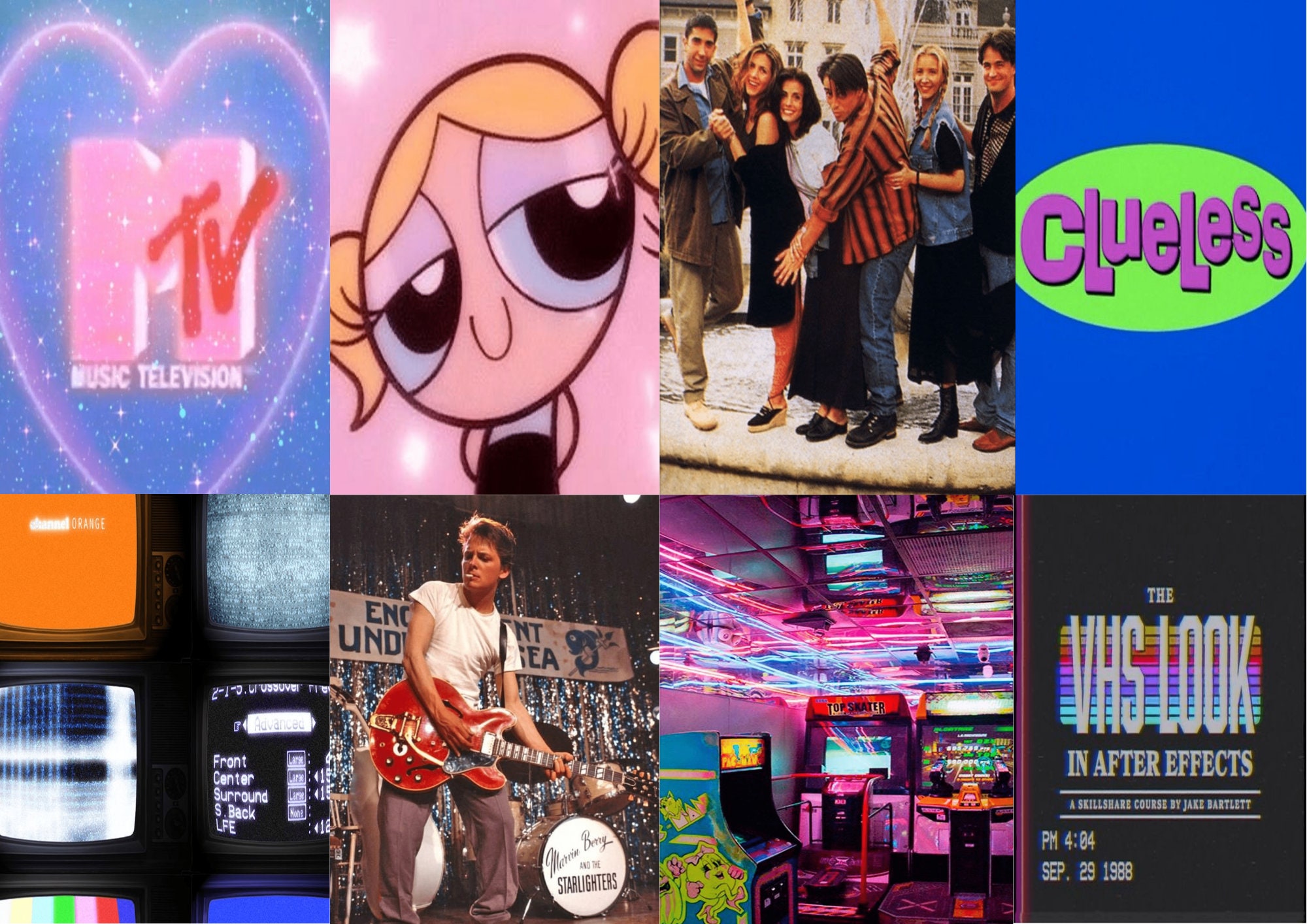 90s collage kit 100 pcs 90s wall collage kit retro | Etsy