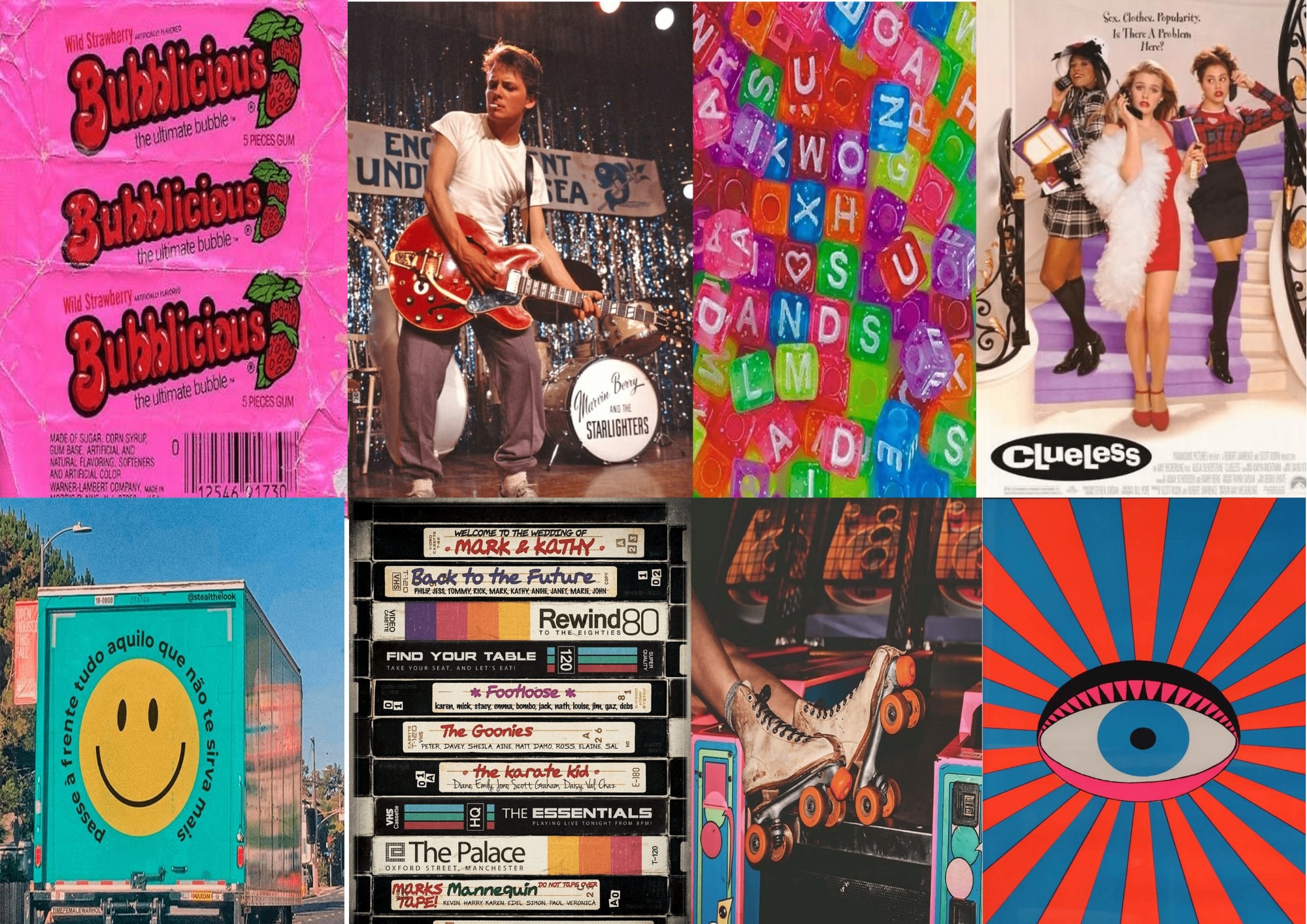 90s wall collage kit 100 pcs 90s collage kidcore wall | Etsy