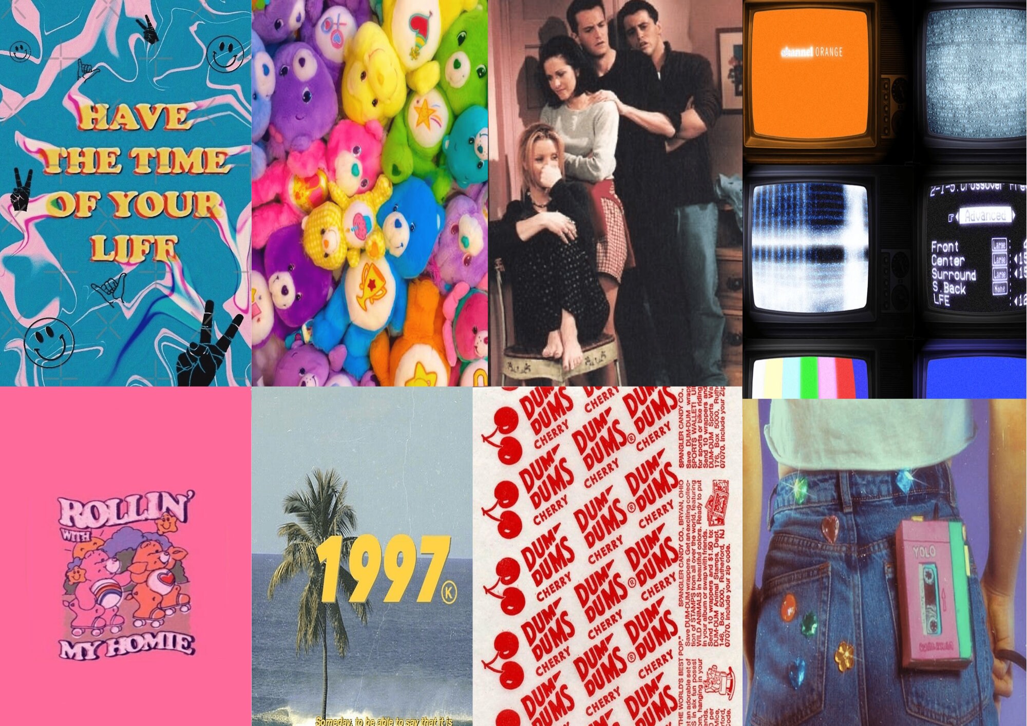 90s wall collage kit 100 pcs 90s collage kidcore wall | Etsy