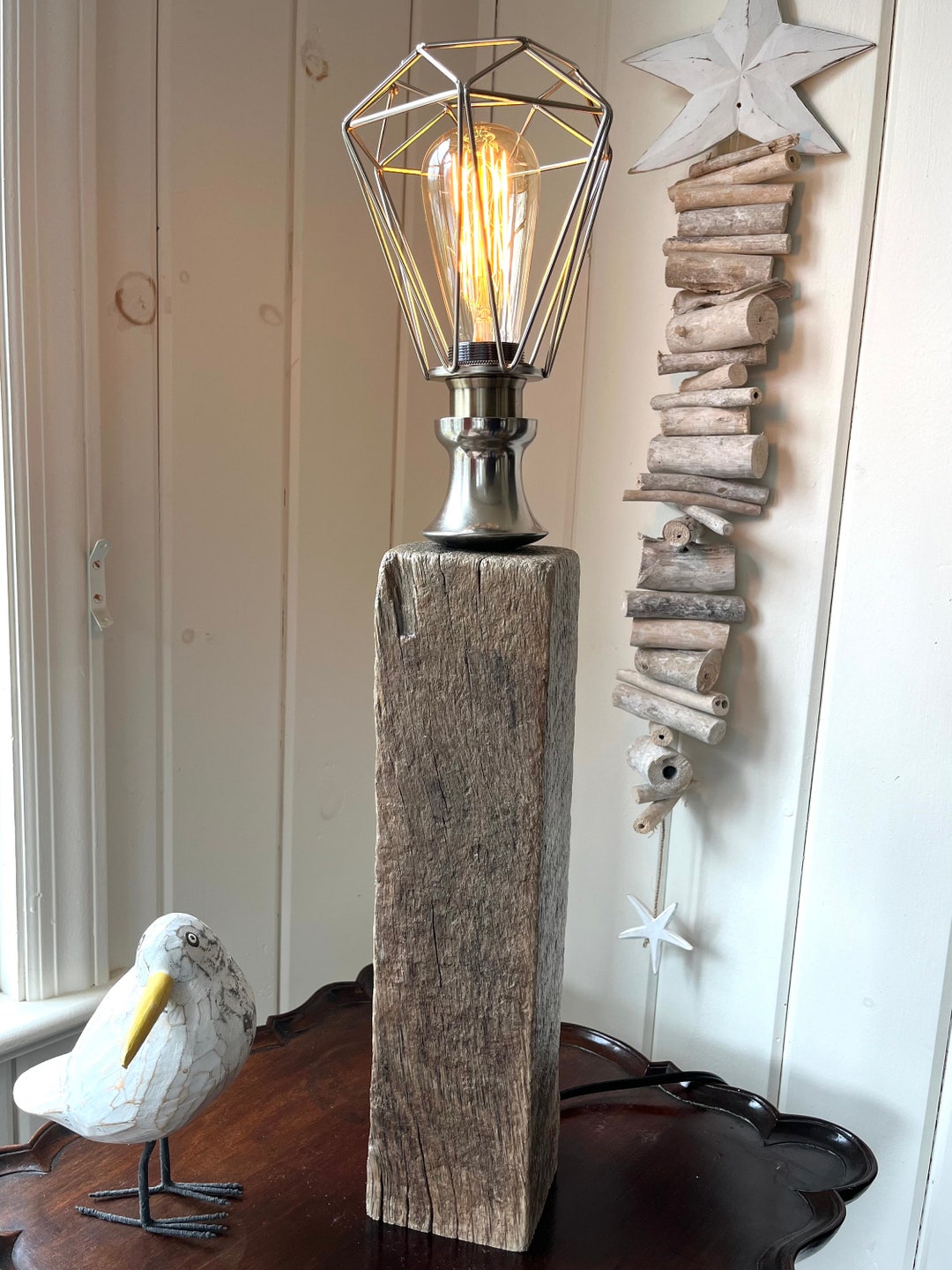 Drift Wood Table Lamp | Decorative Lamp | Hand Made Lamp | Sustainable ...