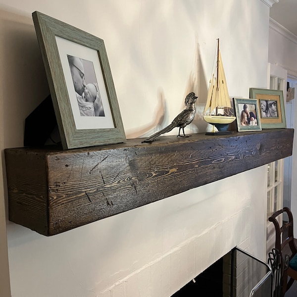 Rustic Mantel - Etsy