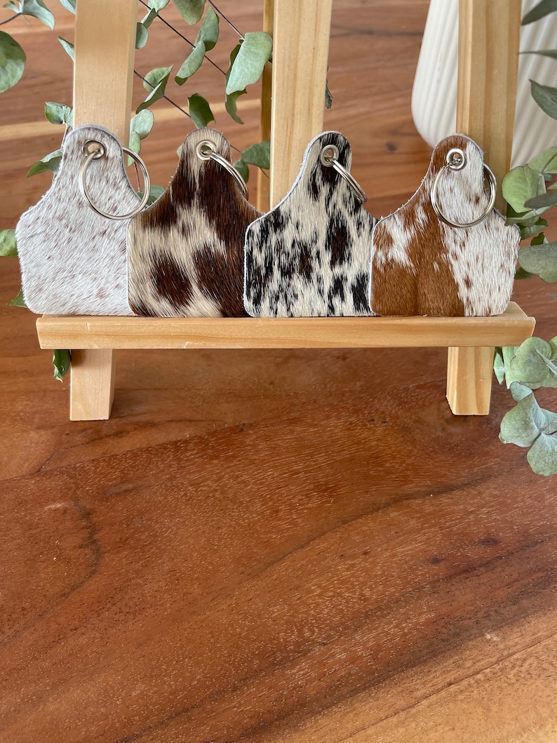 Cowhide Cattle Tag - Etsy