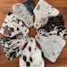 Cowhide Cattle Tag - Etsy