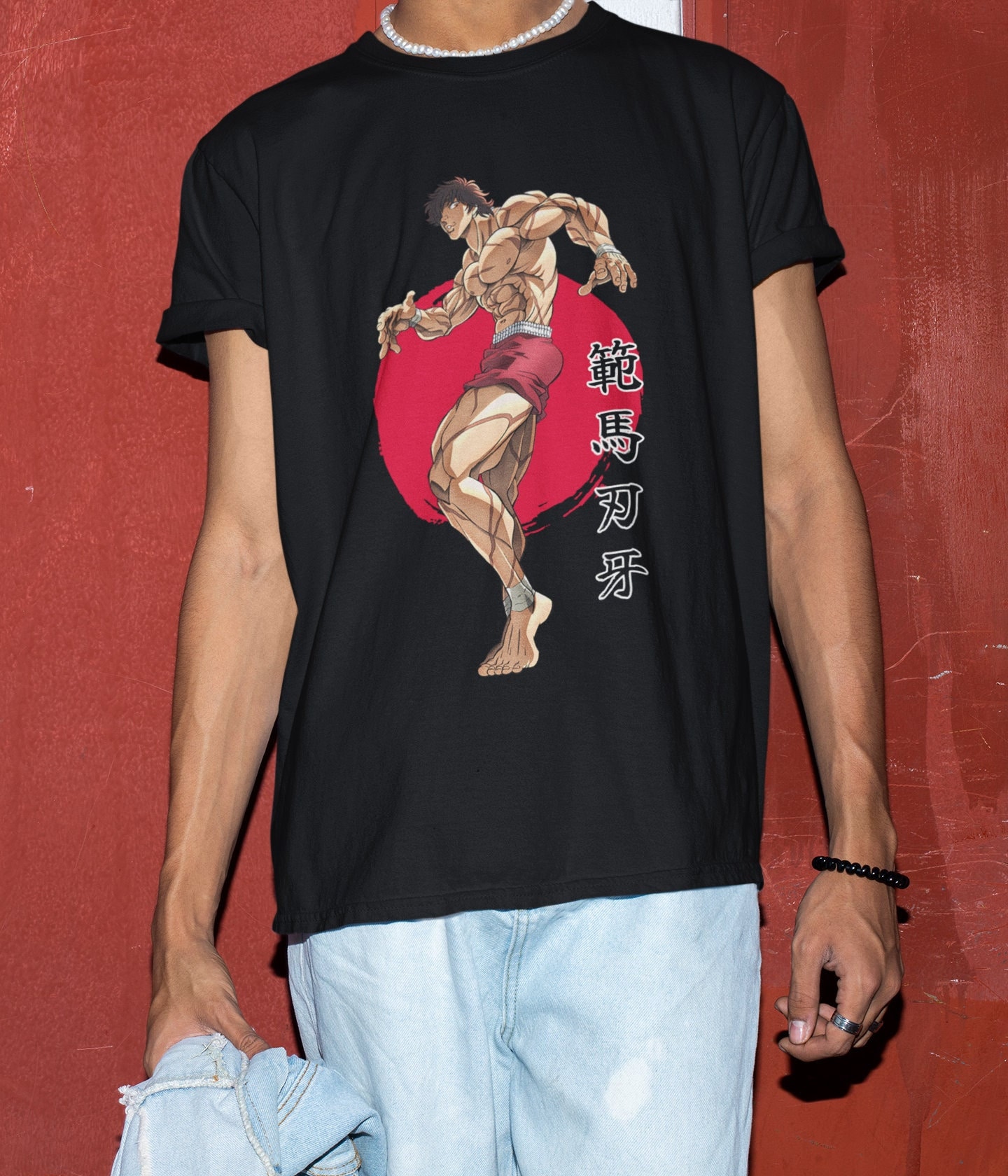 Unisex, Baki Hanma Posing Shirt, Baki The Grappler Anime, Yujiro Hanma ...