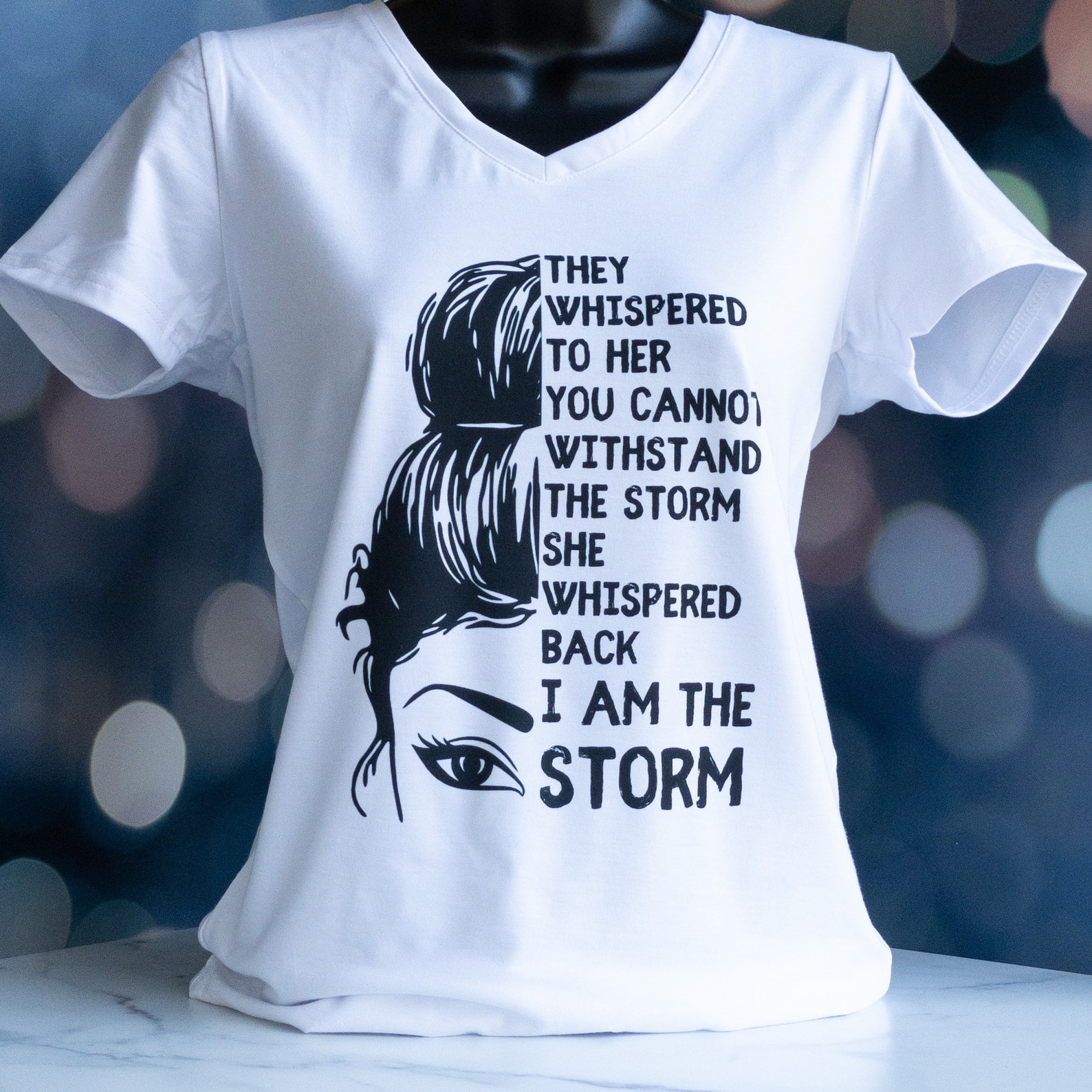 I Am the Storm Shirt for Women Inspirational Woman - Etsy