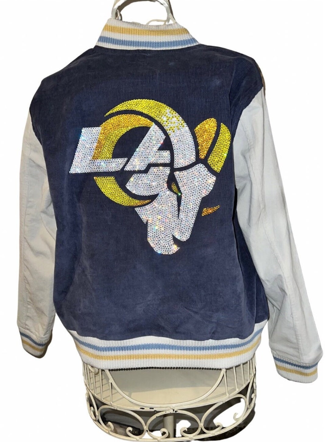 LA RAMS Football Jacket - Etsy