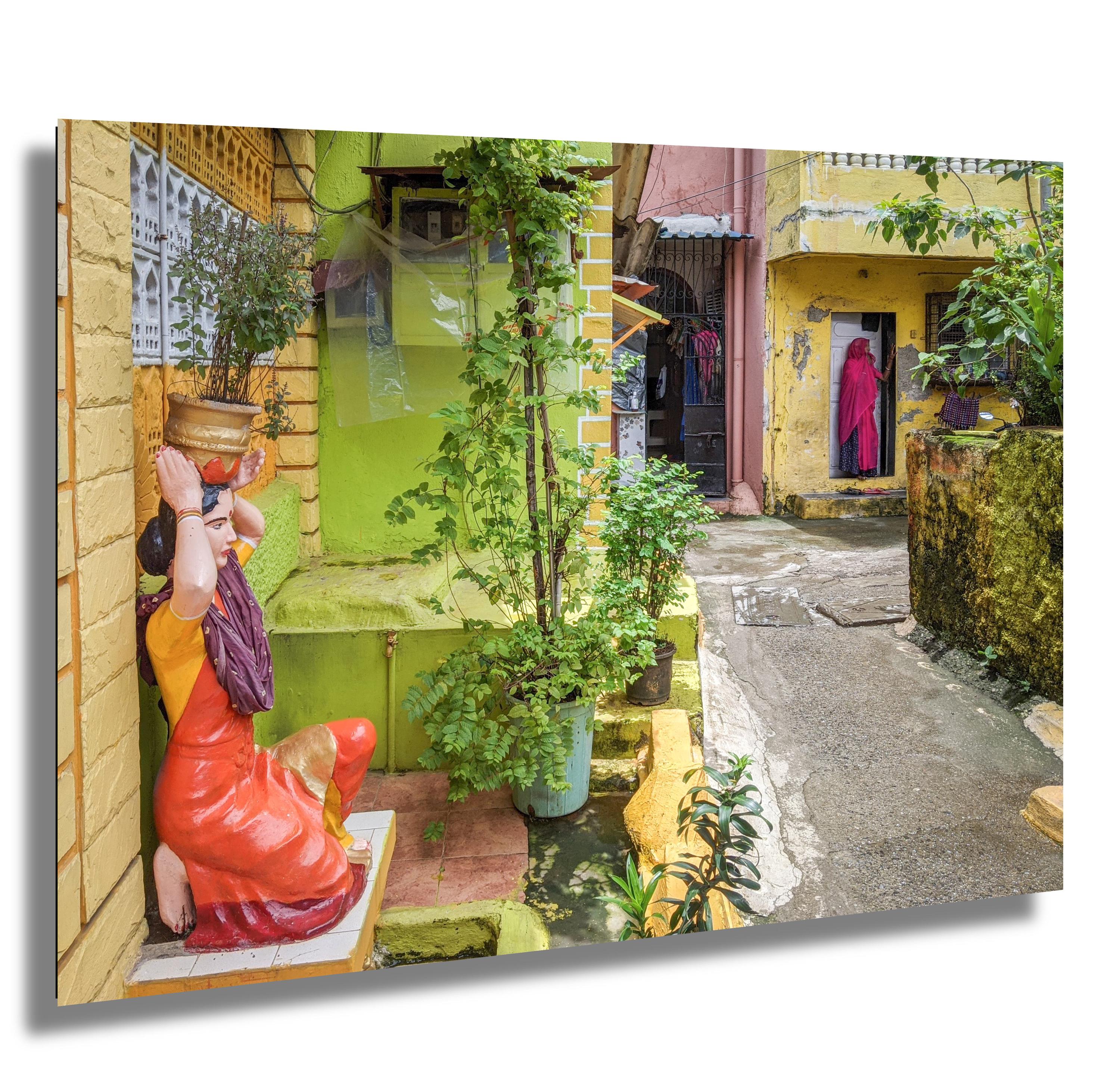 Colorful Indian Street Scene Photo Print | Rustic Indian Wall Art ...