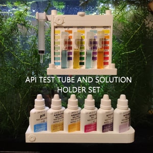 API Test Tube and Solution Holder, Tube, and Cap Drying Rack - Etsy