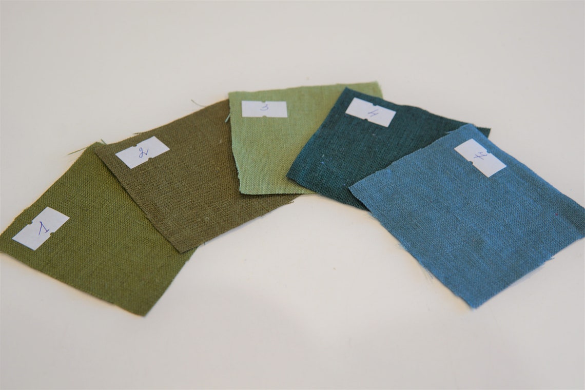 Linen Fabric Samples Pack. Linen Fabric Swatches. Medium Weight Linen ...