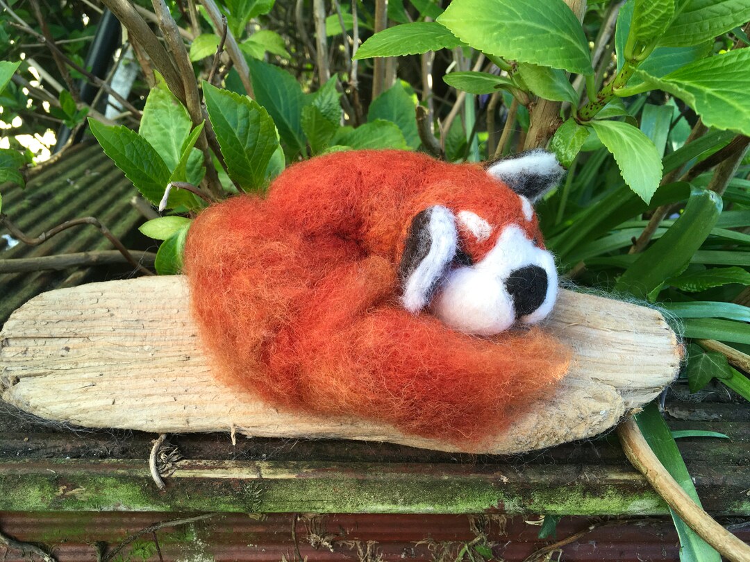 Cute Needle Felt Red Panda - Etsy
