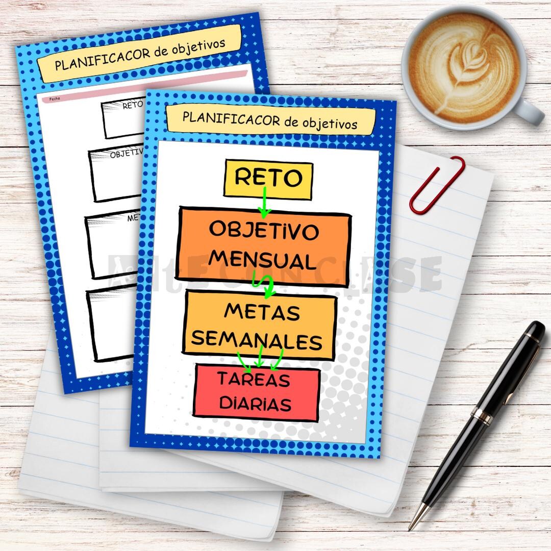 Goal Planner Comic Planner Perpetual Agenda Digital Download Printable ...