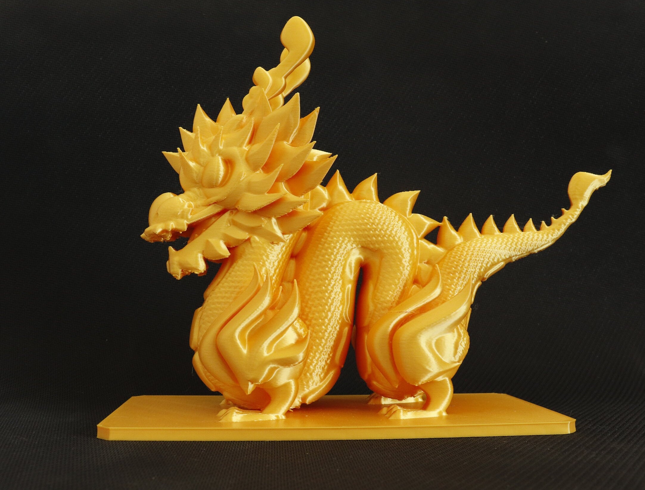 Japanese Dragon Figure Mythical Creature Asian Home Decor 3d Printed ...