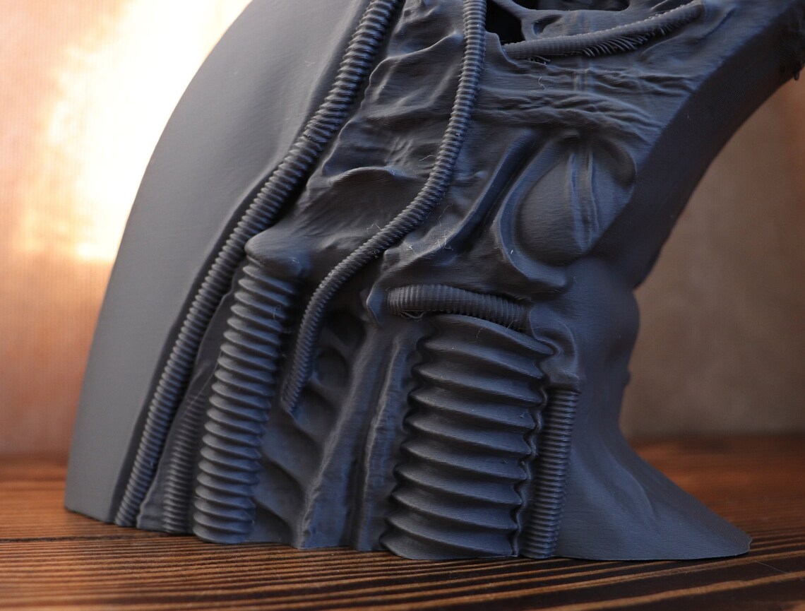 Alien Head Pen Holder Xenomorph Face Home Decor 3d Printed Sci-fi Movie ...