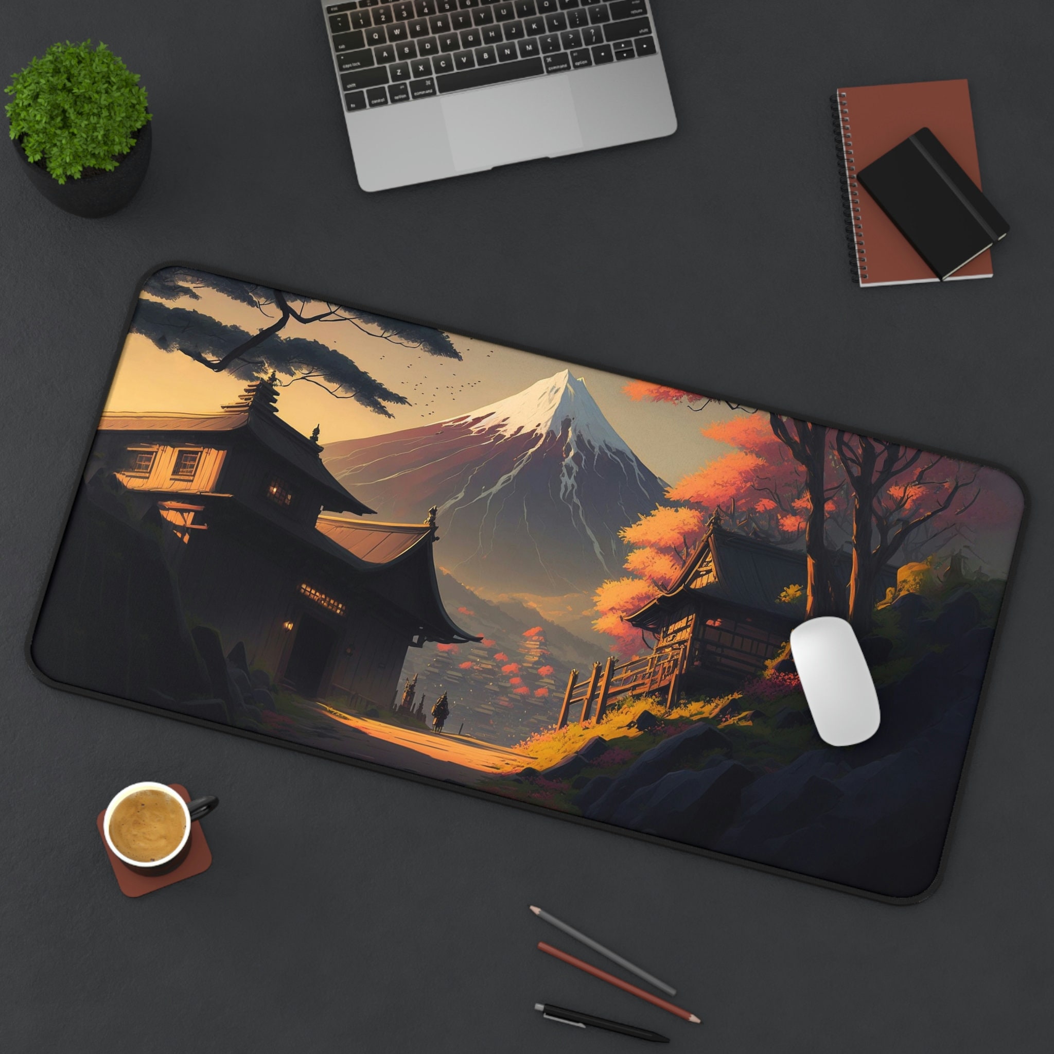 Mount Fuji Desk Mat, XXL Gaming Mouse Pad, Japanese Mousepad, Desk ...