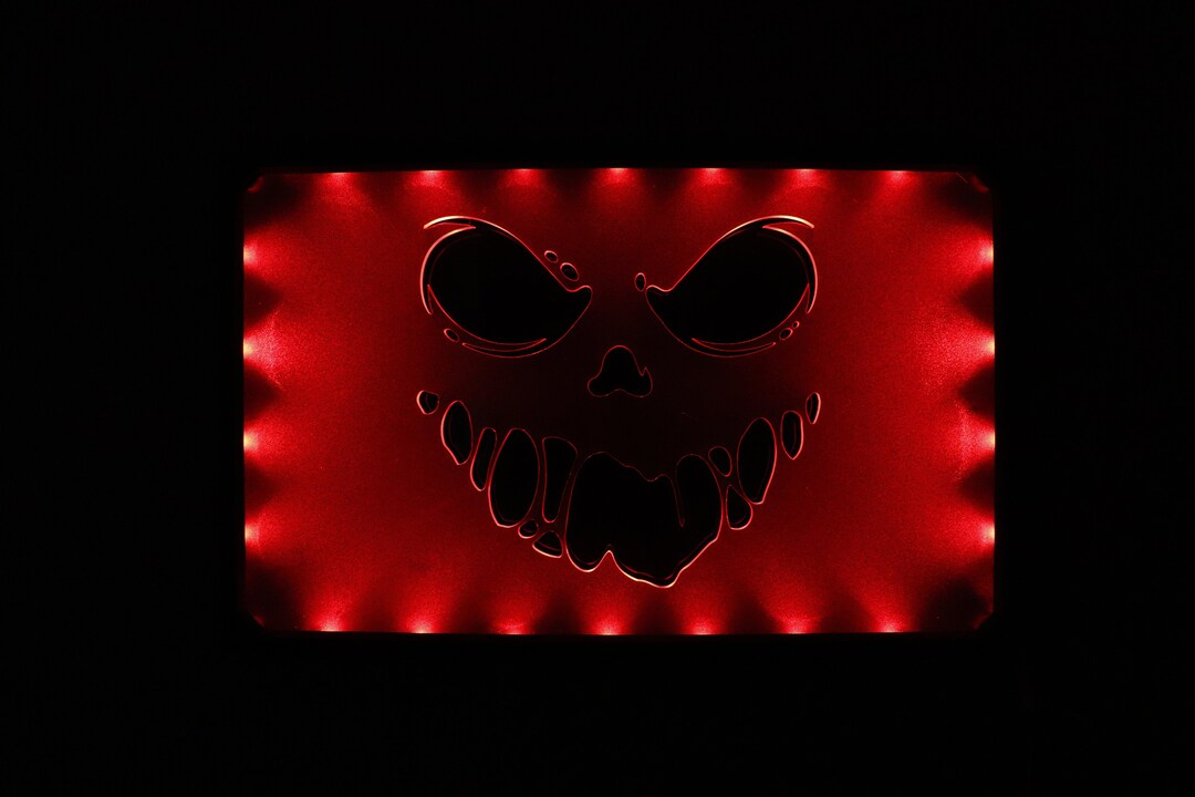 Scary Face LED Sign, Horror LED Frame, Movie Neon Sign - Etsy