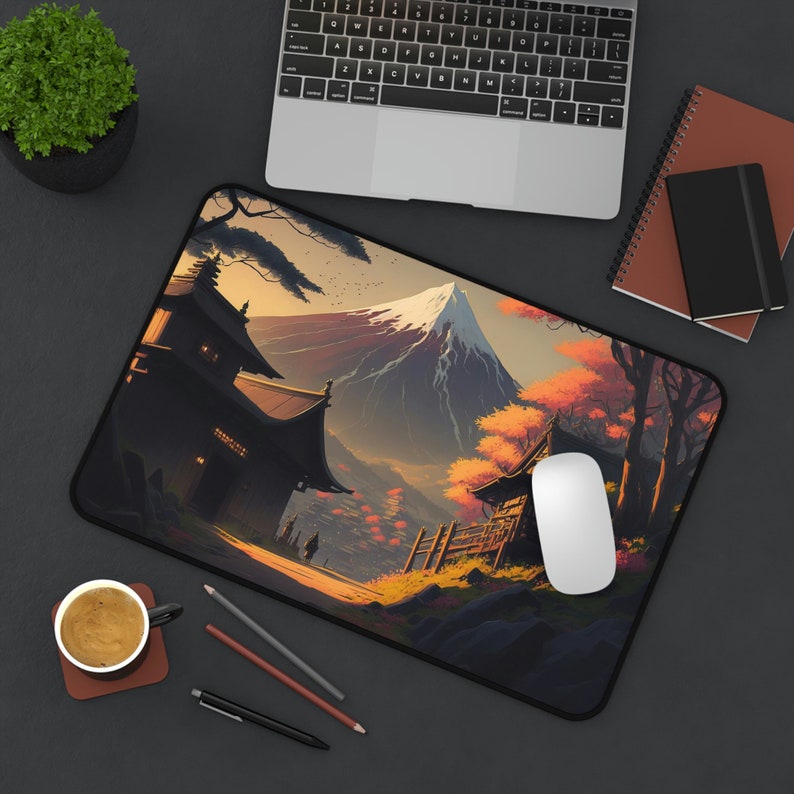 Mount Fuji Desk Mat, XXL Gaming Mouse Pad, Japanese Mousepad, Desk ...