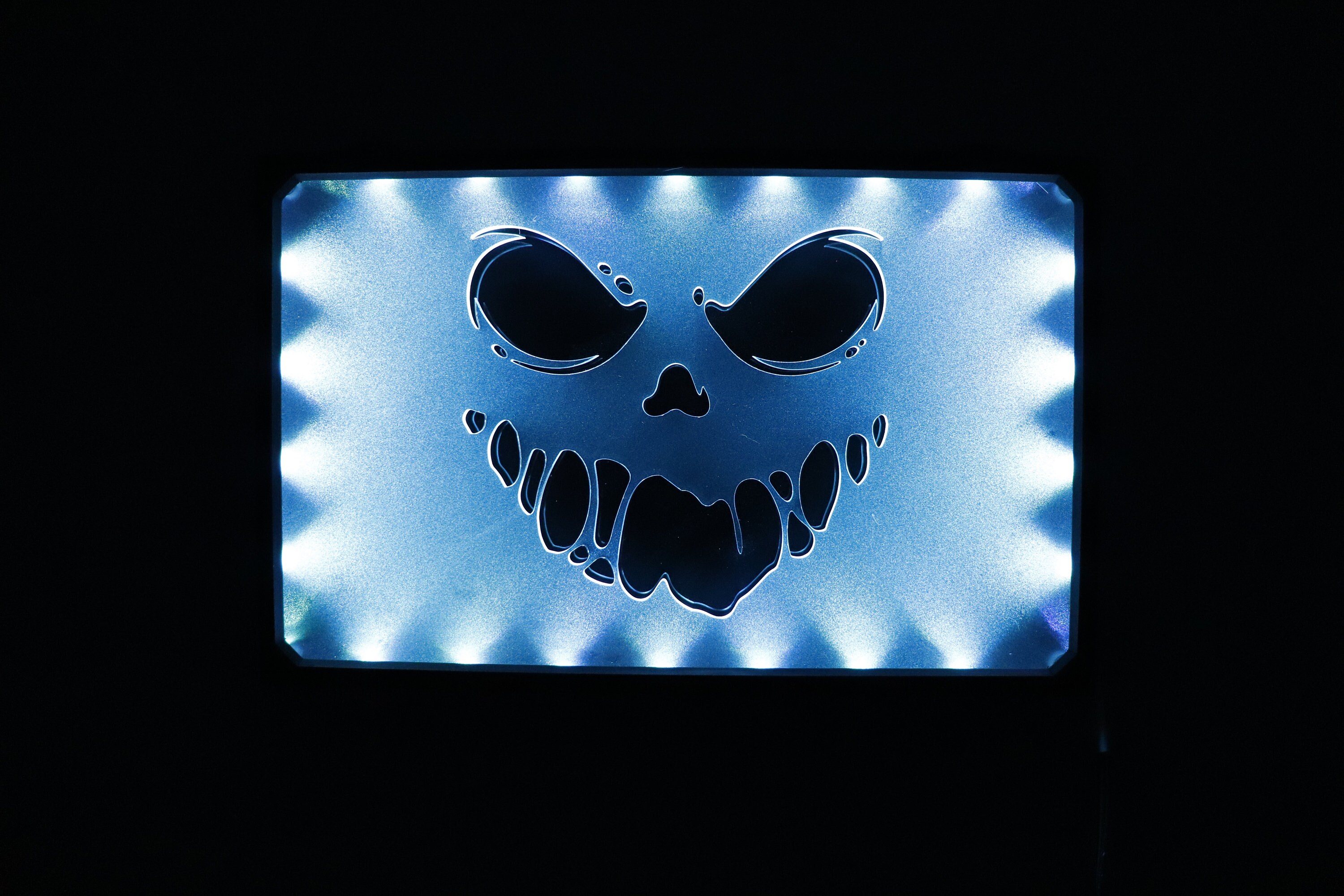 Scary Face LED Sign, Horror LED Frame, Movie Neon Sign - Etsy