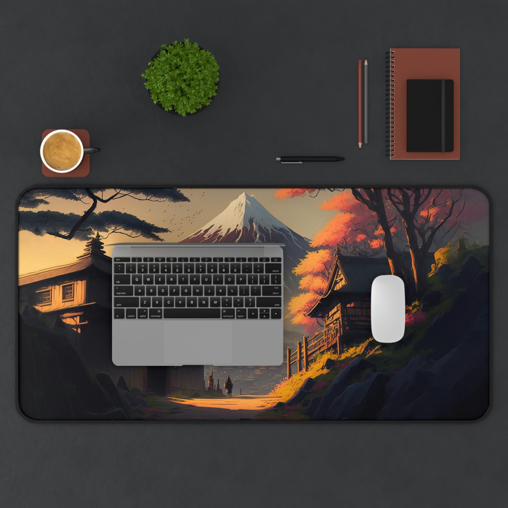 Mount Fuji Desk Mat, XXL Gaming Mouse Pad, Japanese Mousepad, Desk ...