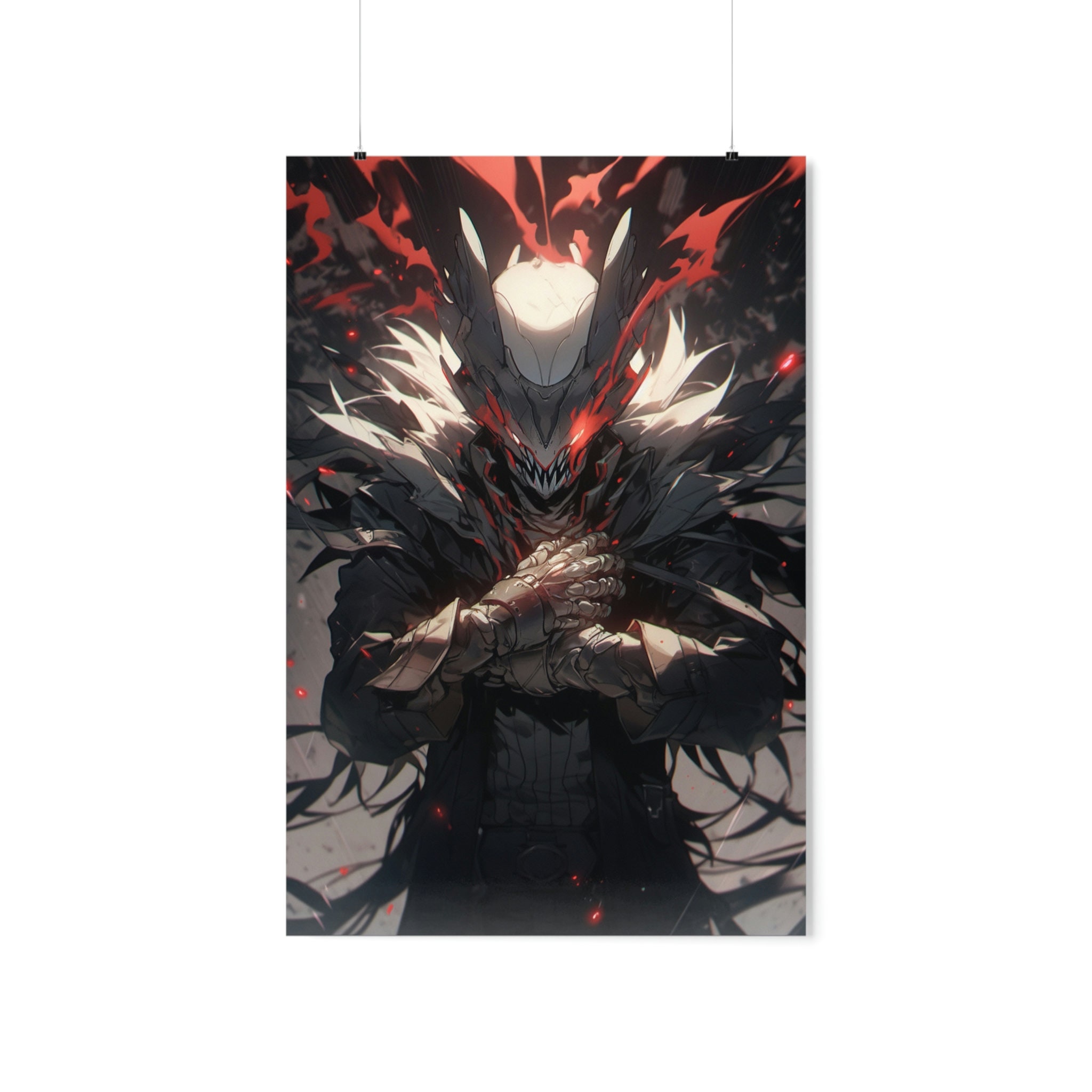 Nightmare Poster Scary Demon Art Print Anime Wall Art - Etsy