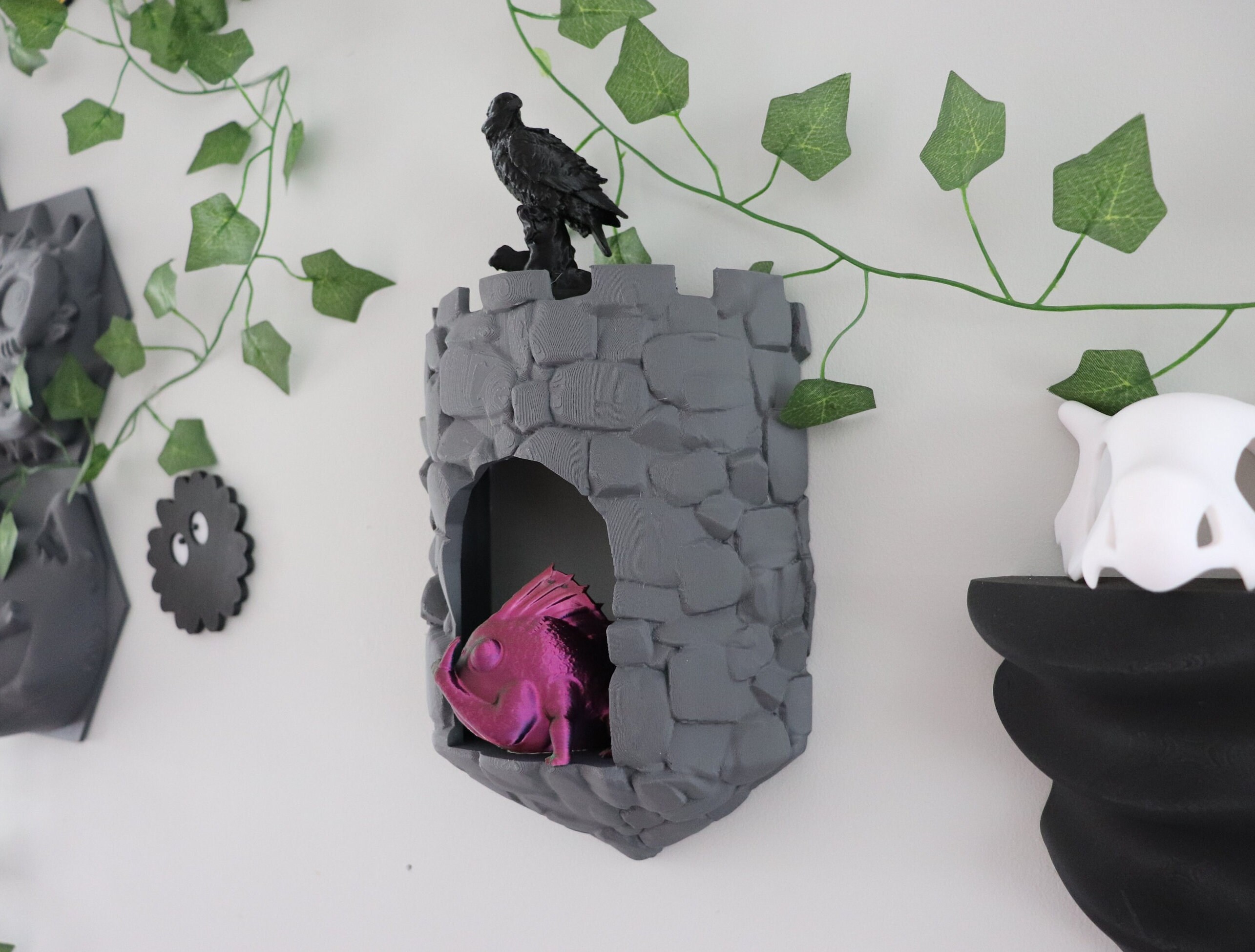 Medieval Tower Decorative Wall Shelf Fantasy Renaissance Castle Home ...