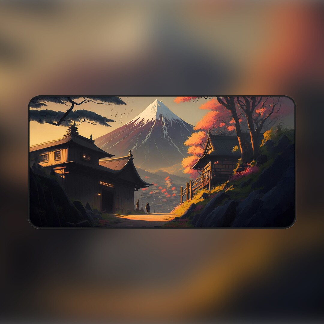 Mount Fuji Desk Mat, XXL Gaming Mouse Pad, Japanese Mousepad, Desk ...