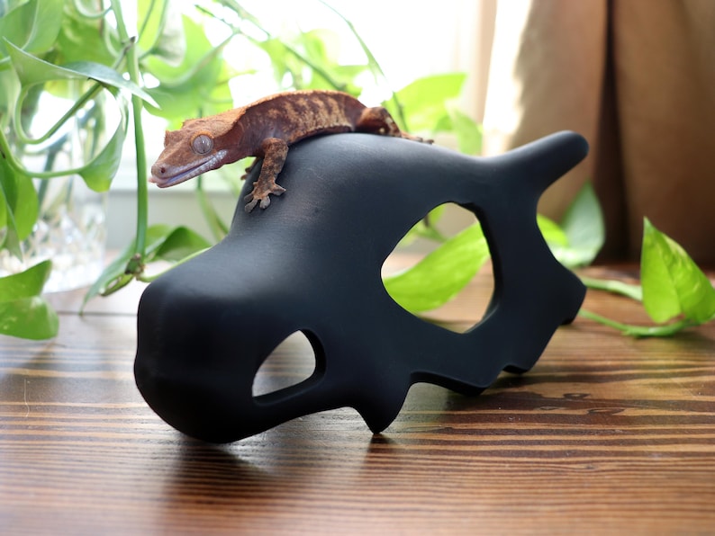 Cubone Skull Reptile Hide • Gaming Inspired Small Animal Enclosure ...