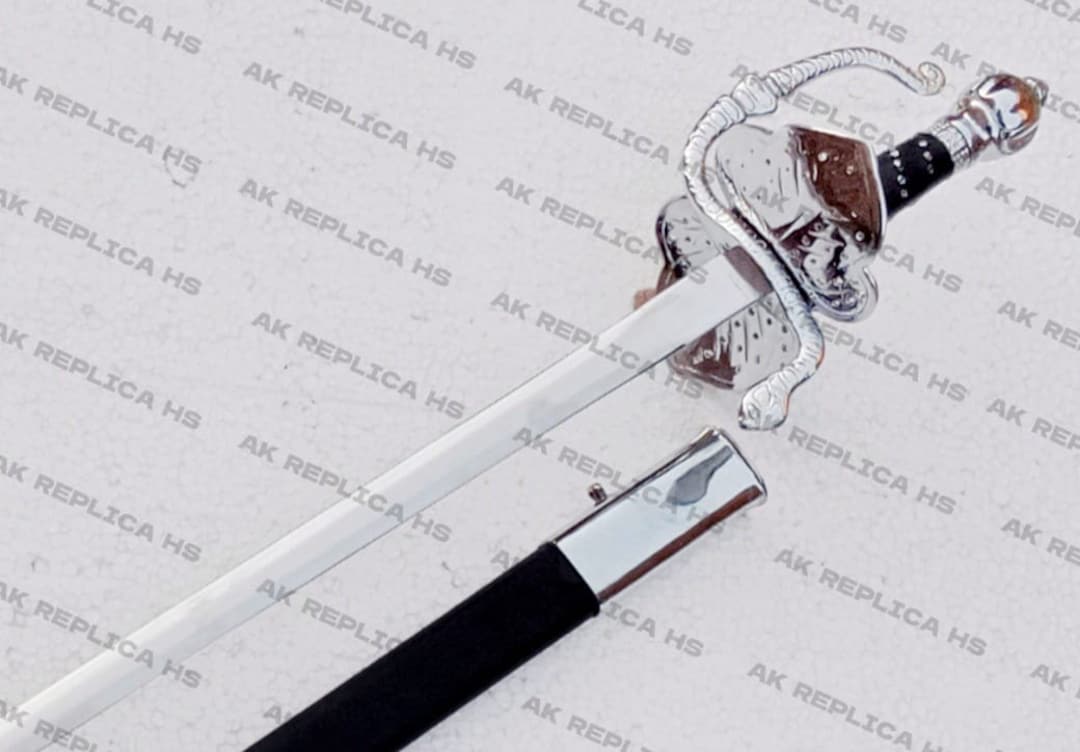 Full Tang 1095 Forged Steel Legend of Zorro Sword With Scabbard-zorro ...