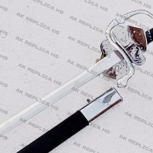 Full Tang 1095 Forged Steel Legend of Zorro Sword With Scabbard-zorro ...