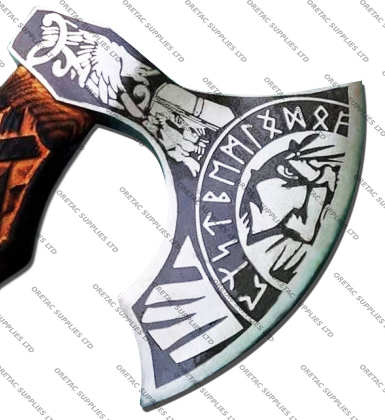 2157 Hand-forged Functional Viking Axe W/ Sheath as Camping - Etsy