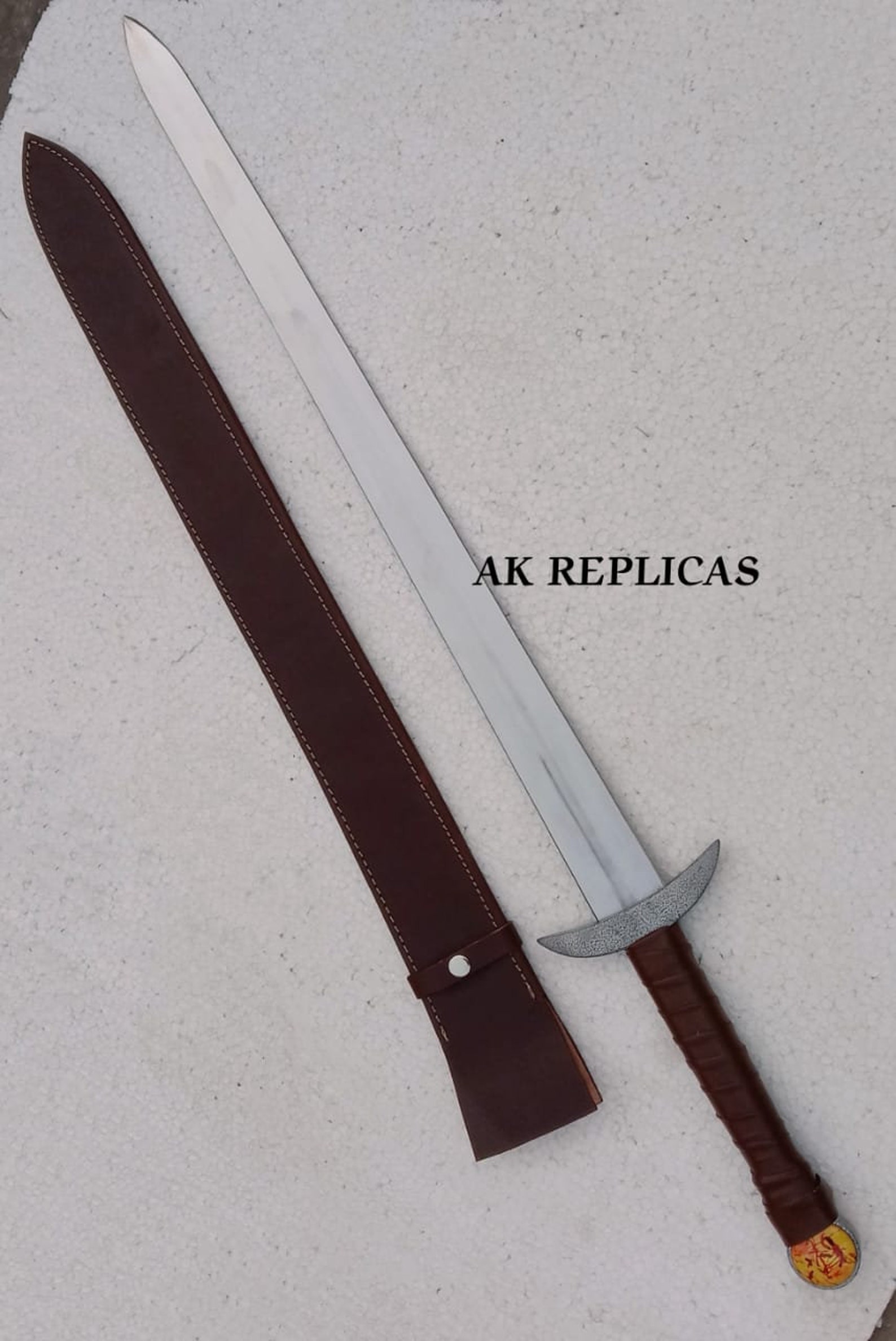 Full Tang Carbon Steel Uhtred Sword Serpent Breathe Sword of | Etsy