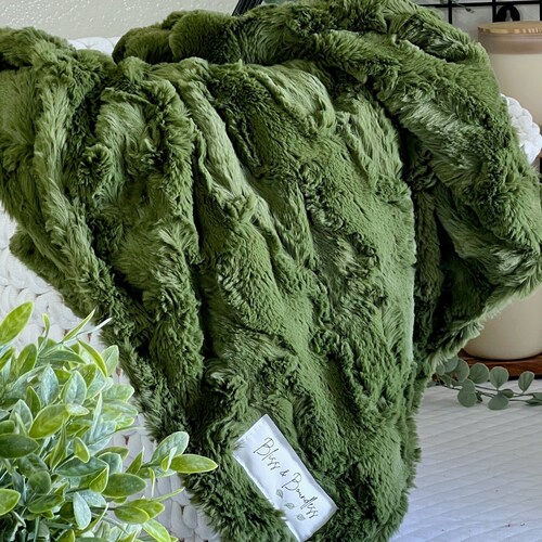 Adult Minky Blanket Gifts for Mom Moss Green Glacier Adult - Etsy
