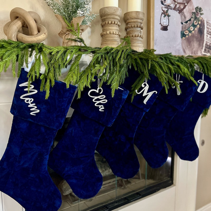 Velvet Christmas Stocking - Etsy
