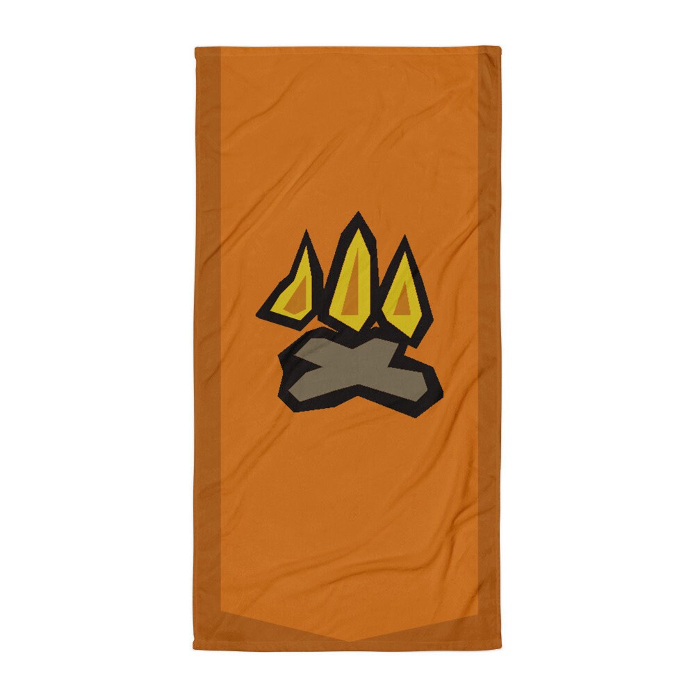 Firemaking Skill Cape Towel untrimmed - Etsy