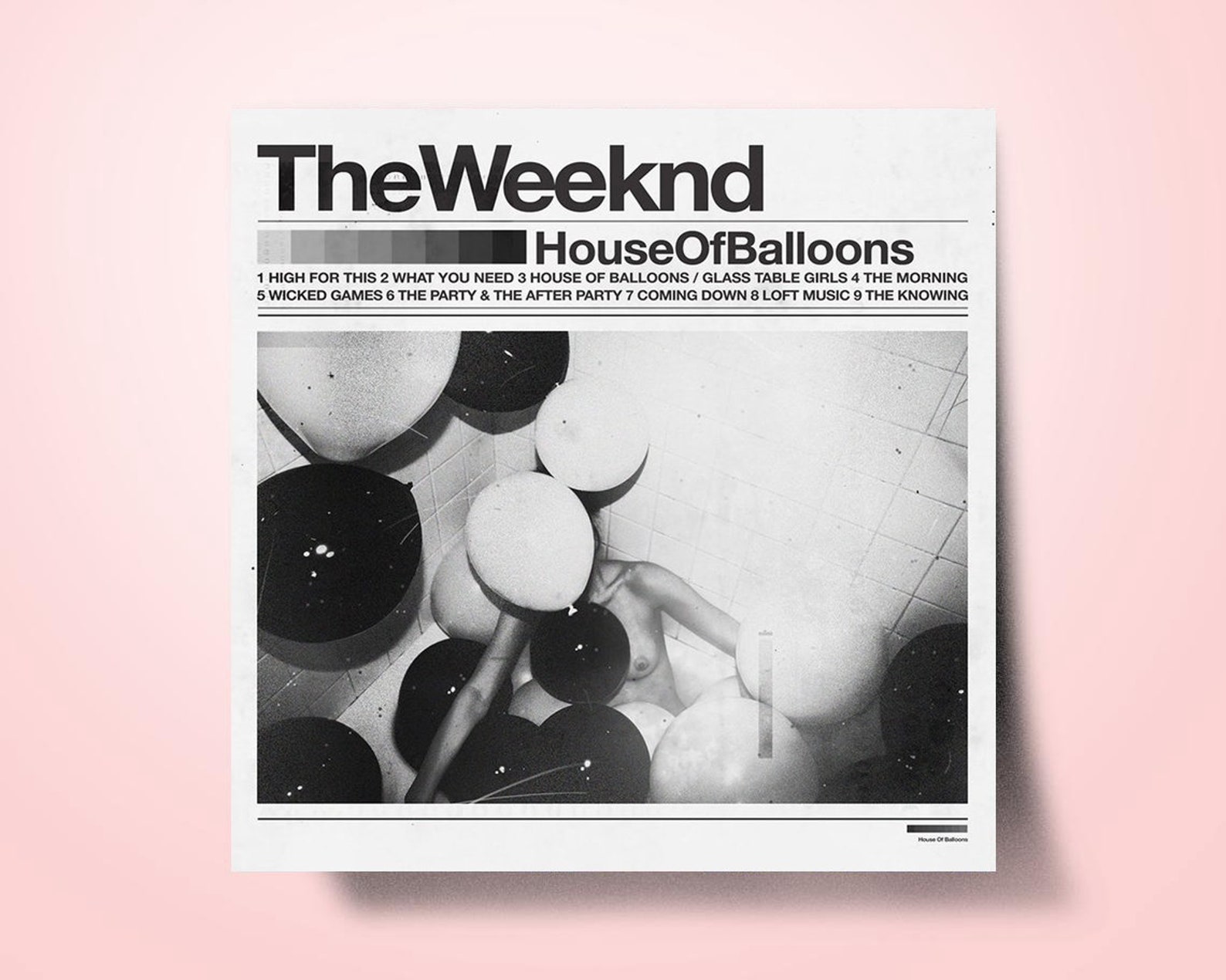 The Weeknd House Of Balloons Album Portada carteles de arte | Etsy