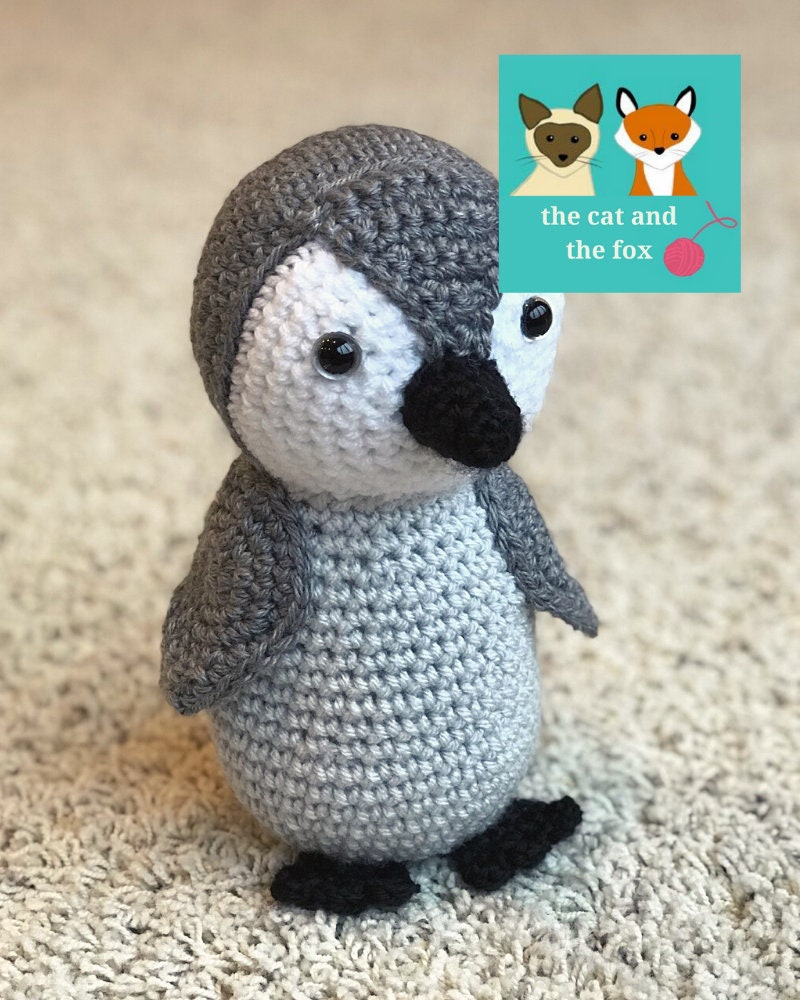 Penguin Crochet Amigurumi Pattern, Penguin Crochet Pattern, PDF Crochet ...