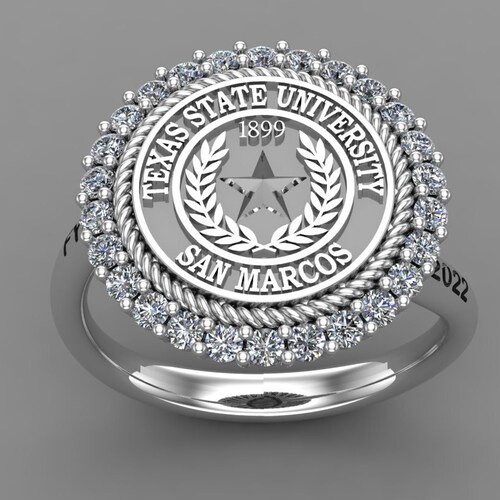 Custom Graduation Signet Ring Senior Ring School Class Ring - Etsy