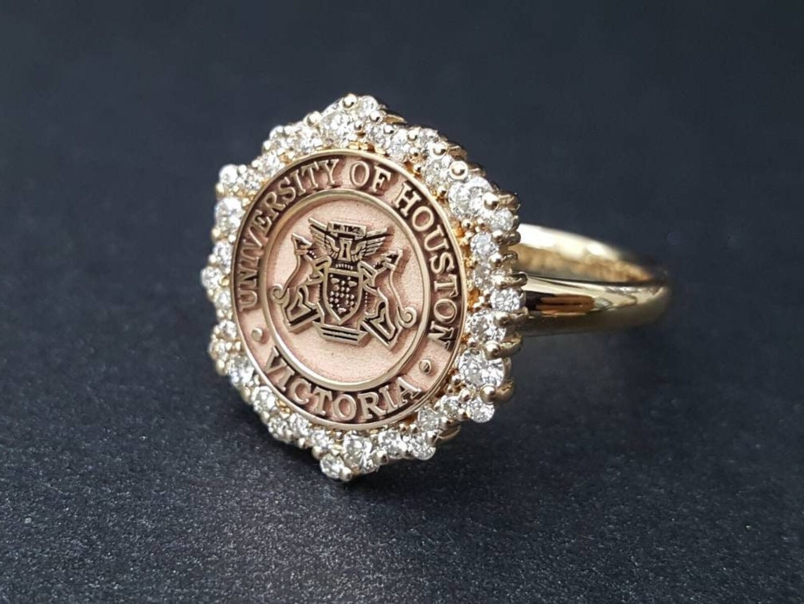 Custom Class Ring for Women Graduation Ring College Ring - Etsy