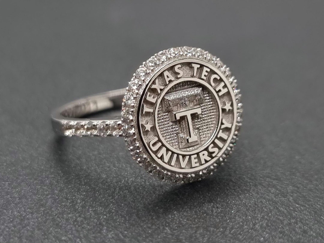 Silver Class Ring, Graduation Ring for Women, Custom College Ring ...