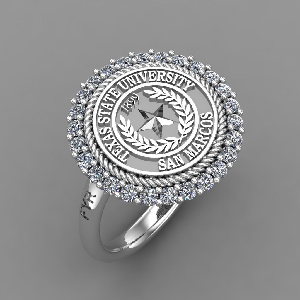 Custom Class Ring University College School Rings for Women - Etsy