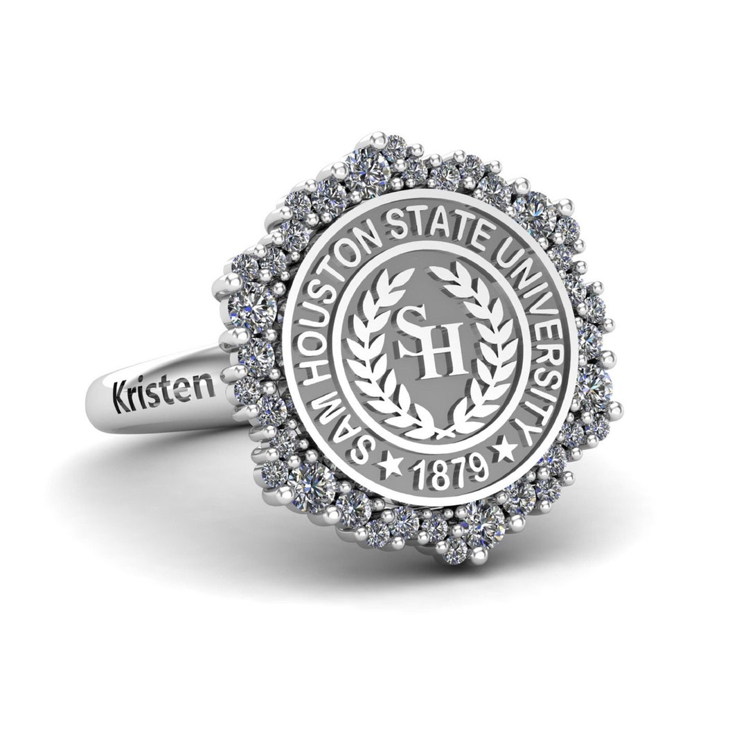 Personalized University Graduation Ring Custom College Class Ring ...