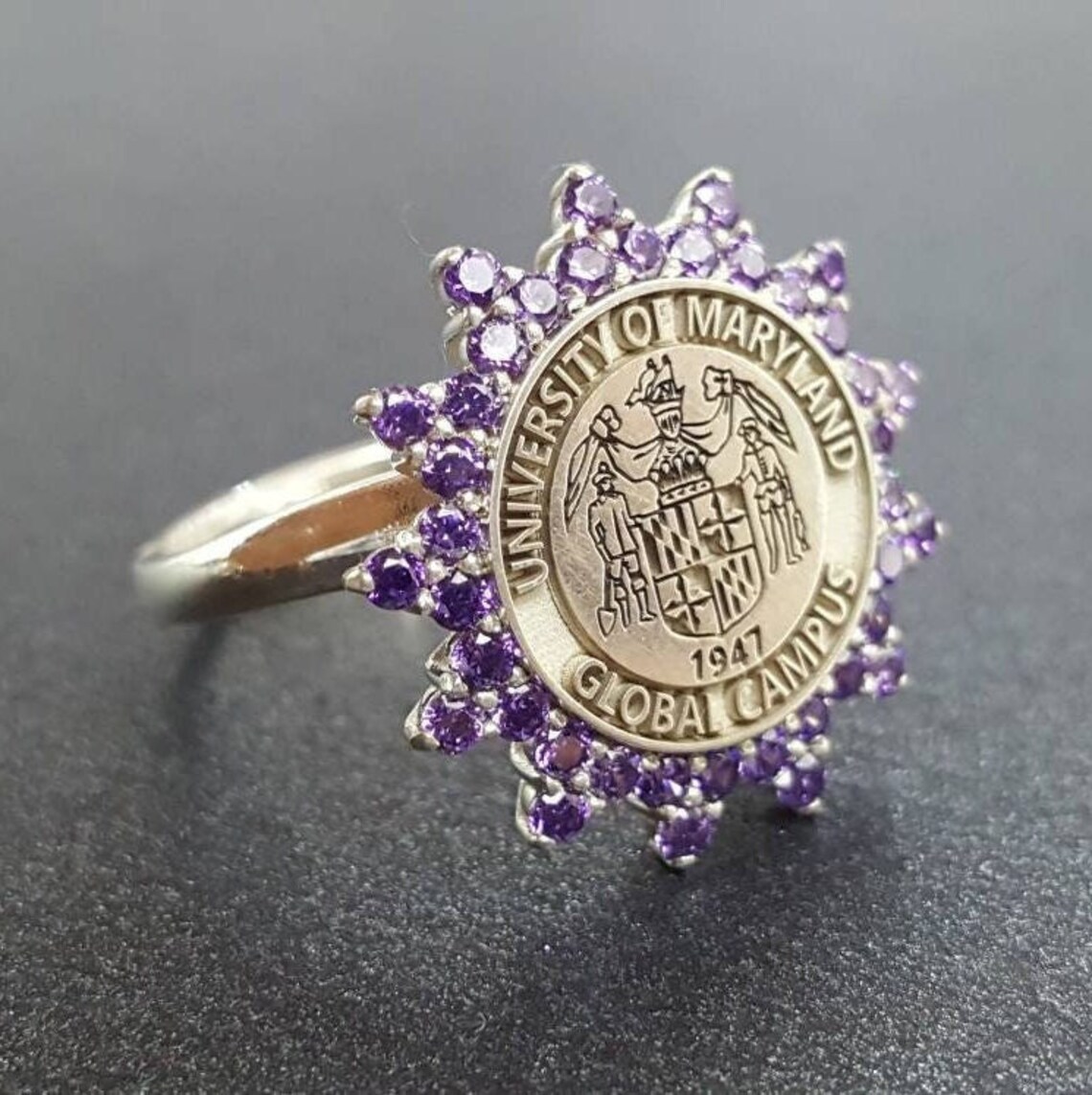 Graduation Rings Custom Class Ring Signet Rings College - Etsy