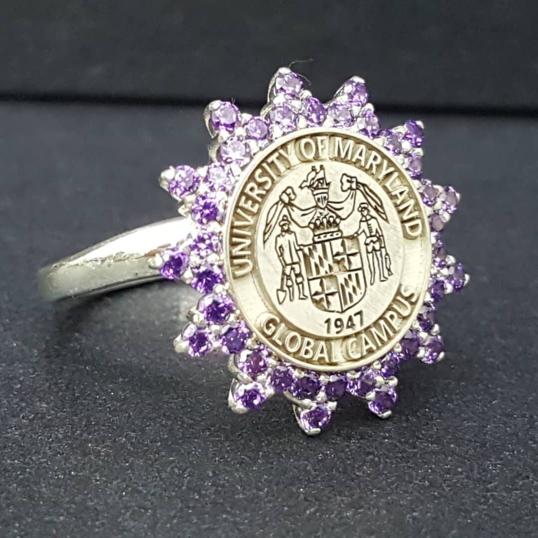 Graduation Rings Custom Class Ring Signet Rings College - Etsy