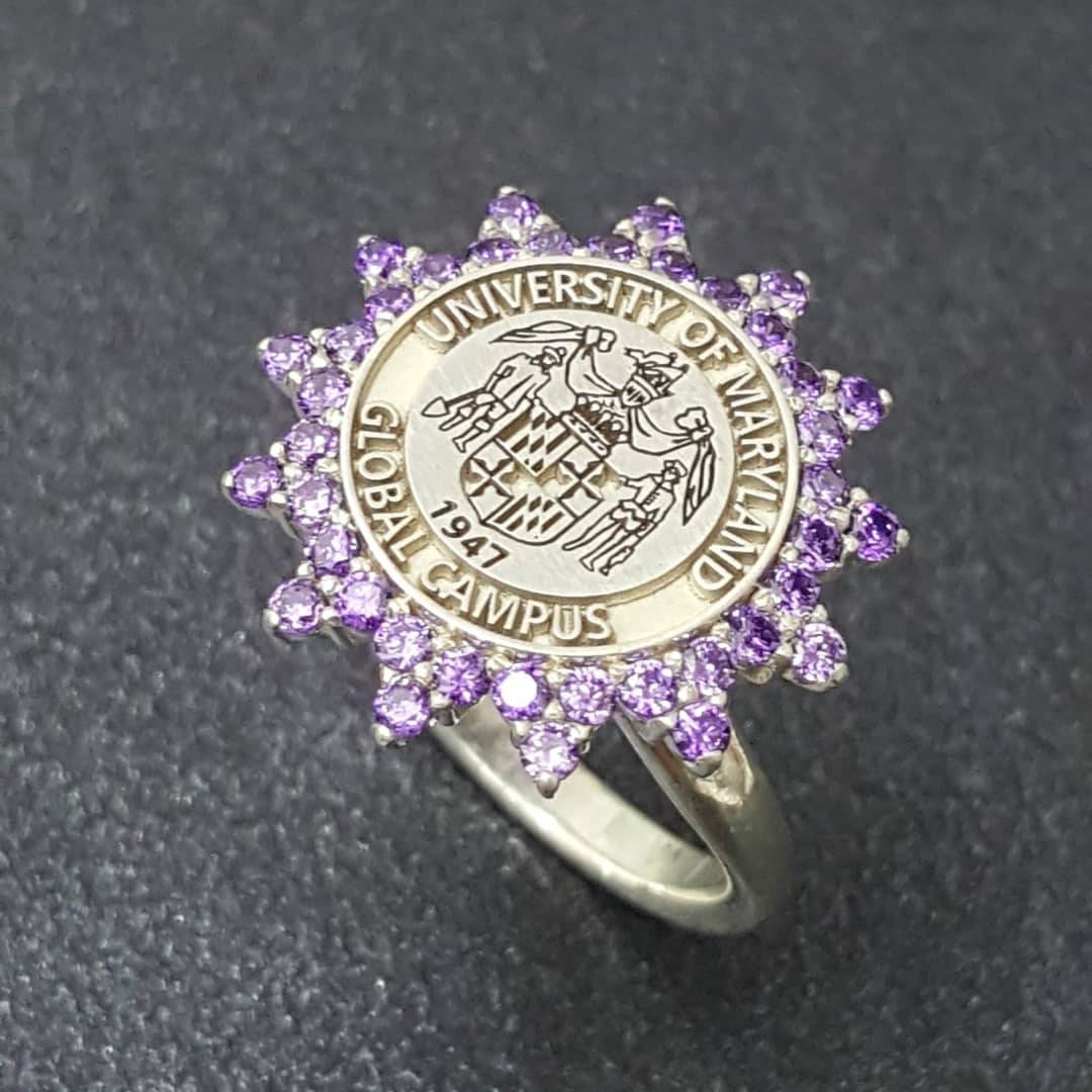 Graduation Rings Custom Class Ring Signet Rings College - Etsy