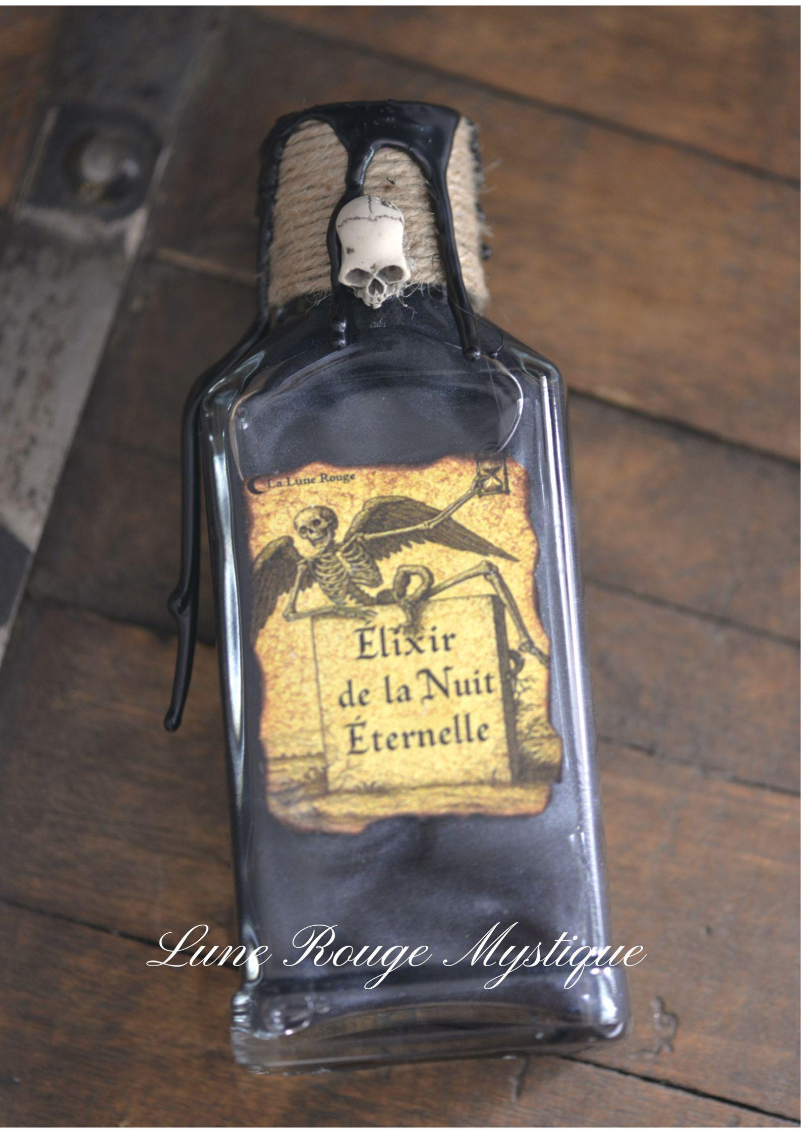 Magic Potion "elixir of Eternal Night" – Gothic Esoteric Decoration ...