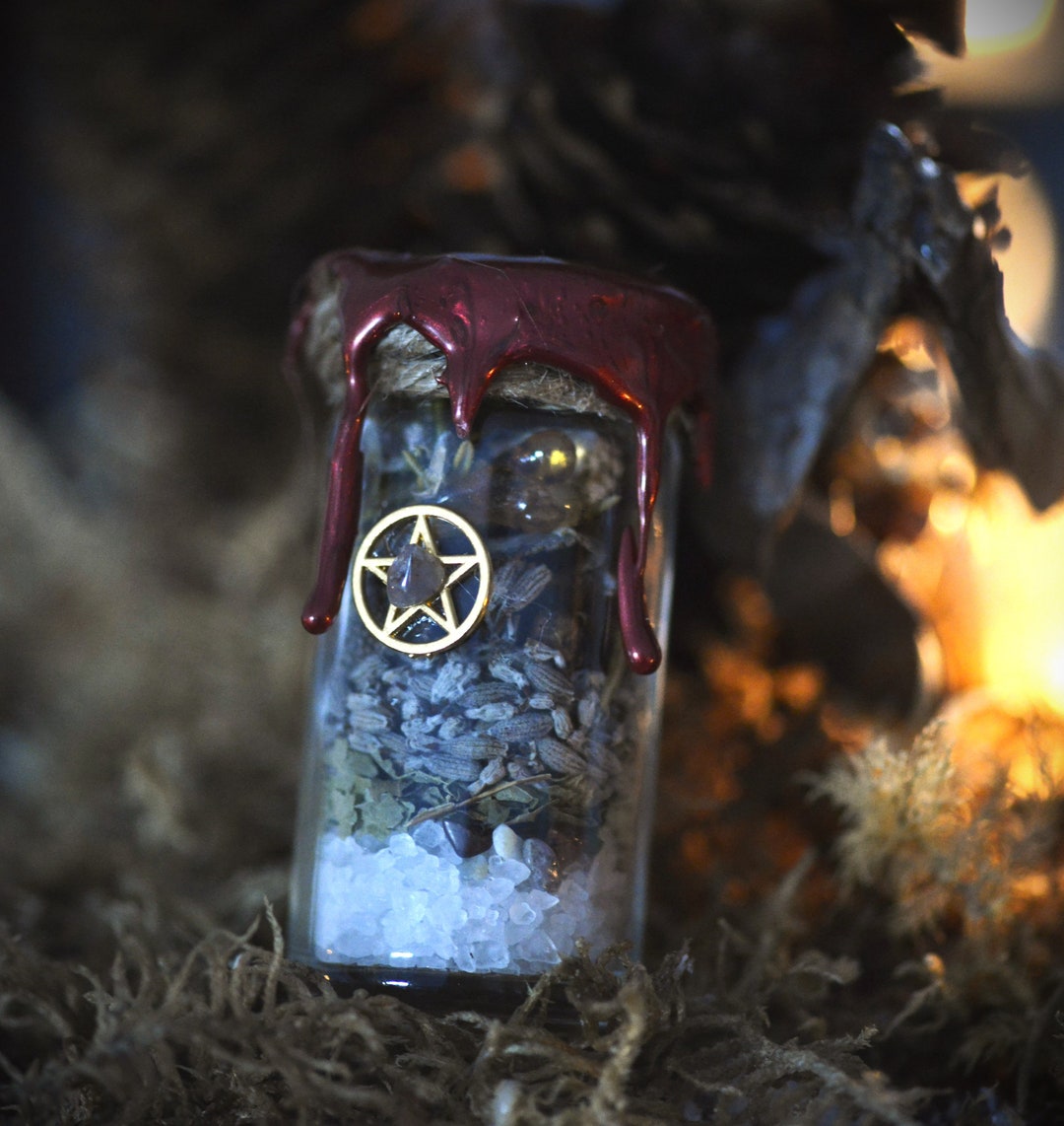 Spell Jar Protection Witch Vial - Etsy