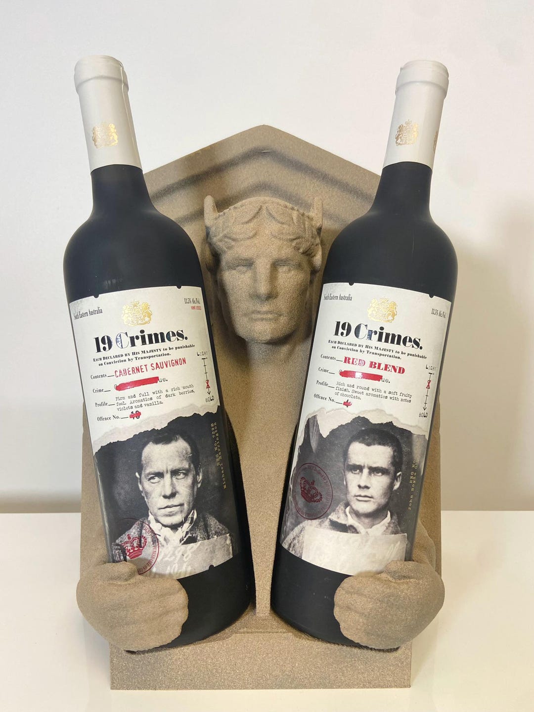 3D Printed Cleveland Guardian Wine Rack - Stone Textured Coating - Etsy