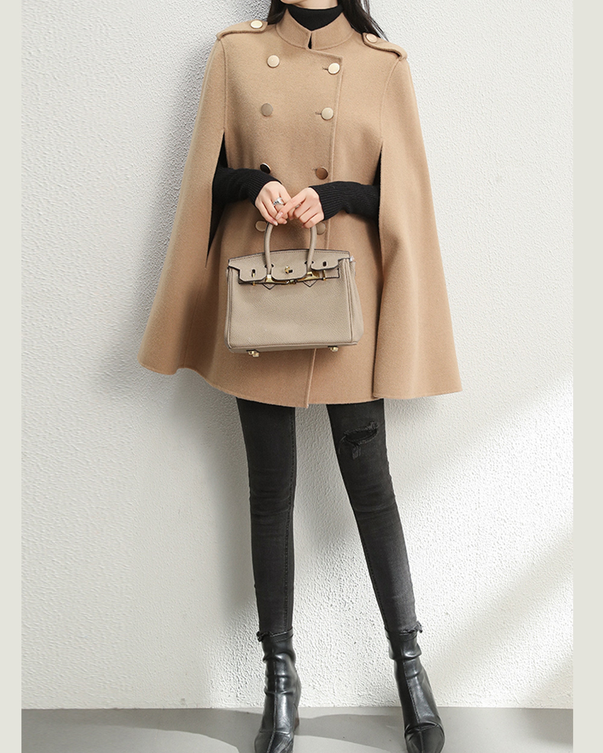 Wool Cloak Coat/cape Coat/wool Coat Women/women's Winter - Etsy